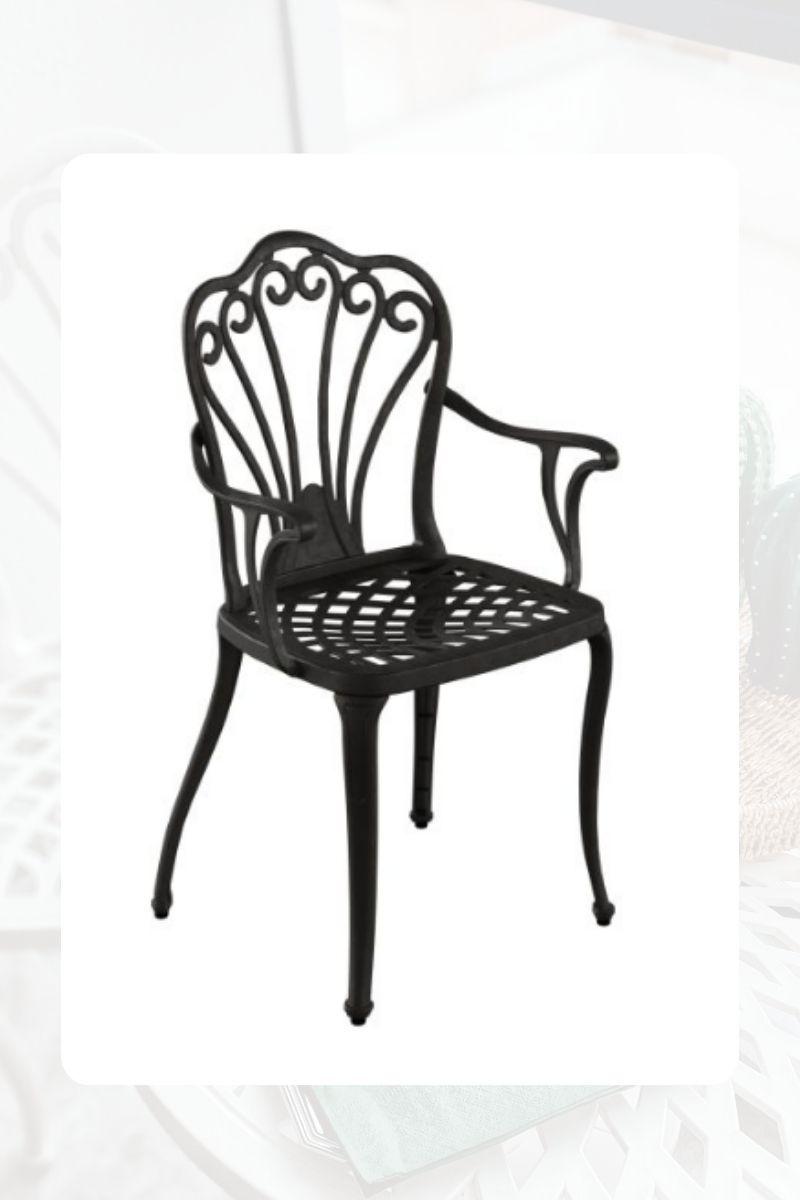Ferforje İstanbul Sandalye Siyah - Üyelere Özel + KDV